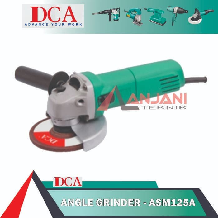 Jual DCA ASM 125 A MESIN GERINDA TANGAN LISTRIK 5 INCH ANGLE GRINDER ...