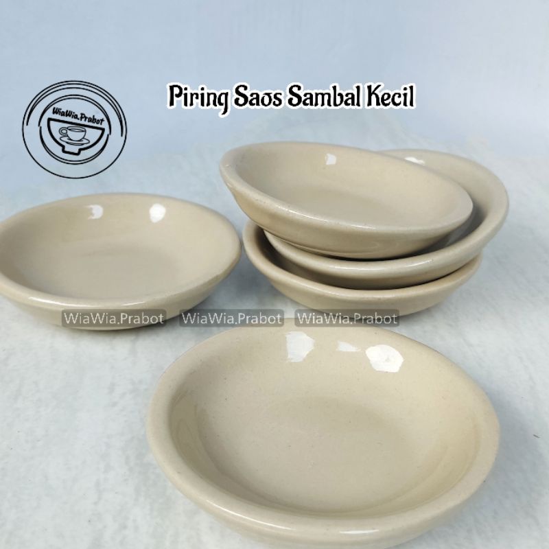 Jual cup saus mayonise keramik mangkok mini wadah saos sambal putih ...