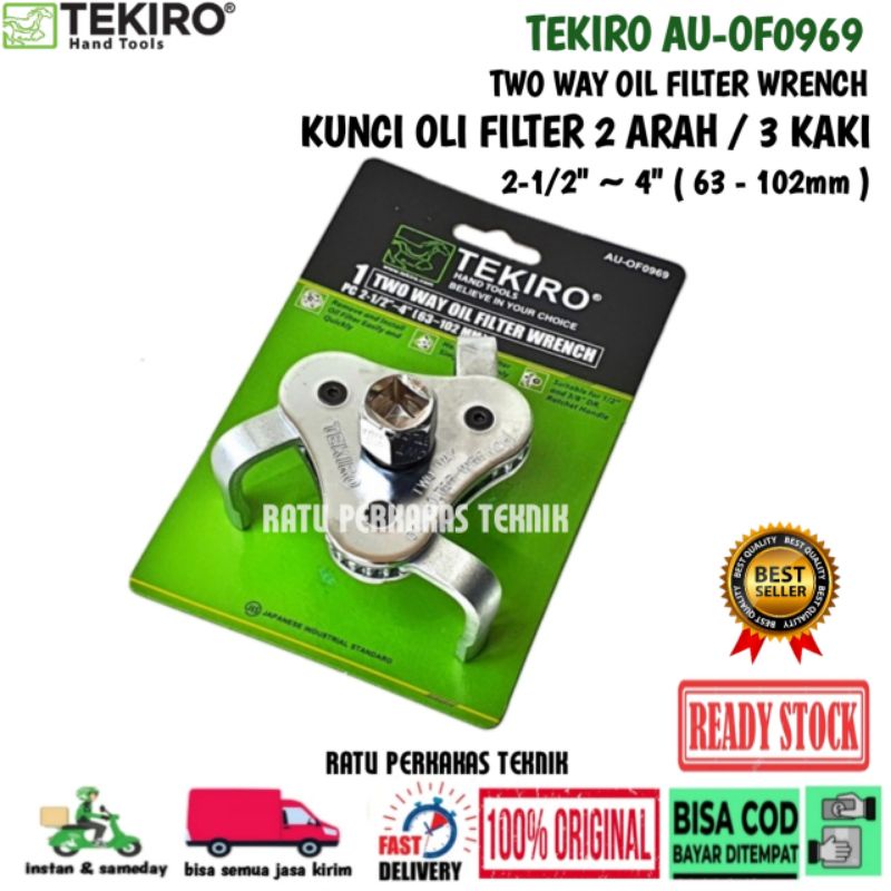 Jual KUNCI PEMBUKA FILTER OLI TEKIRO UNIVERSAL TWO WAY OIL FILTER ...