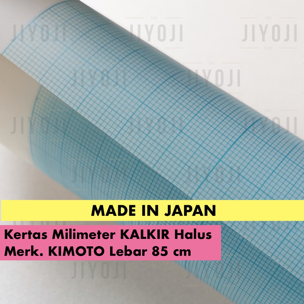 Jual Kertas Milimeter Kalkir Halus KIMOTO JAPAN Milimeter Block Roll ...