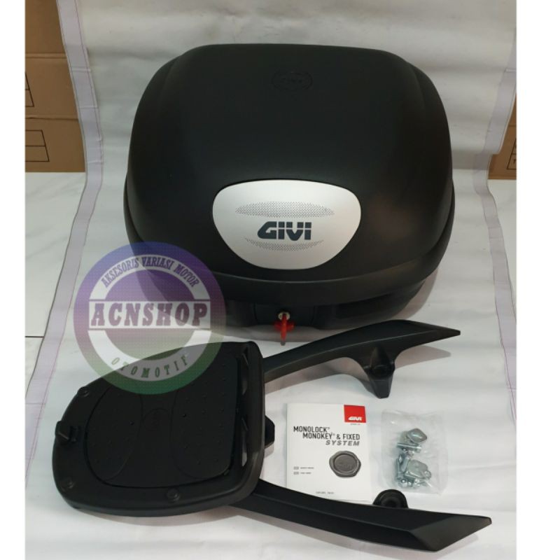 Jual PAKETAN BOX GIVI E33 DAN BREKET BOX VARIO 125 150 | Shopee Indonesia