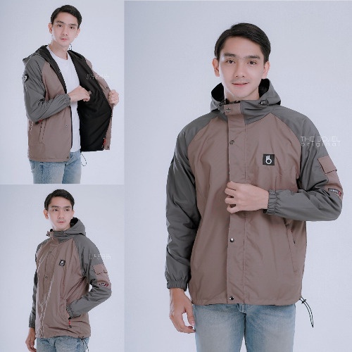 Jual Jaket Parasut Pria Waterproof Parasit Cowok Outdoor Original ...