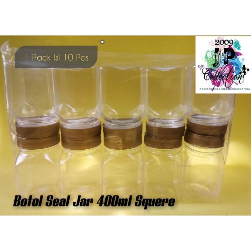 Jual 10 Botol Seal Jar 400 ml | Shopee Indonesia