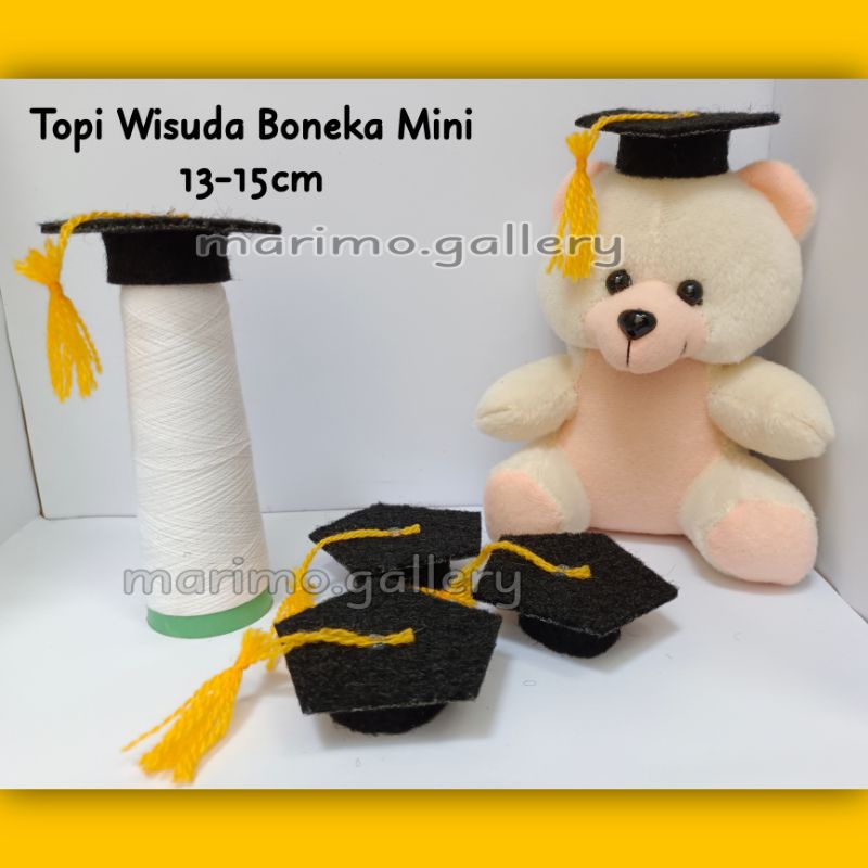 Jual Topi Wisuda boneka mini , tedy bear mini , teddy bear ,boneka ...