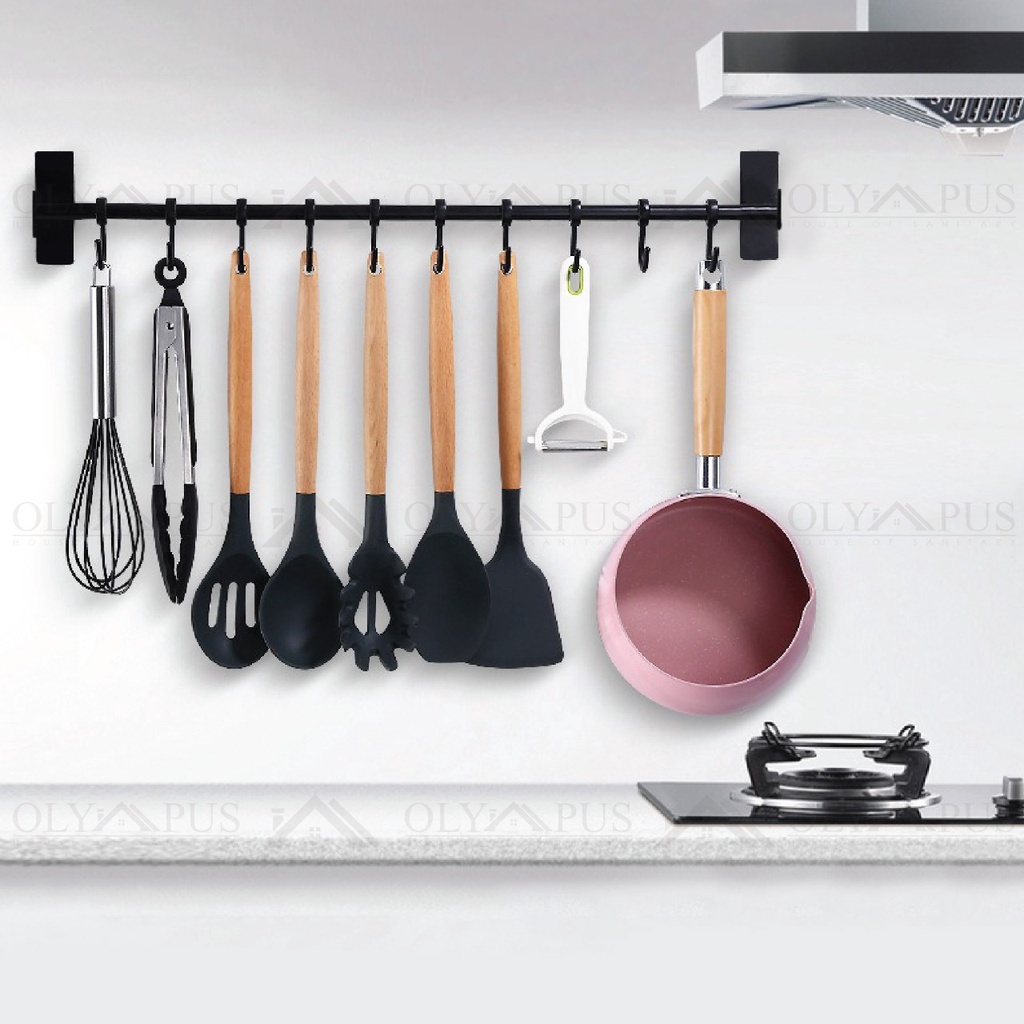 Jual Kitchen Bar Minimalis 40cm 60 cm Rak Gantungan Dapur Pisau Sutil ...