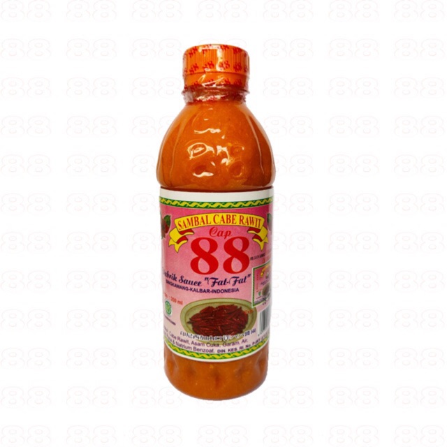 Jual 88 Sambal Cabe Rawit “88” 350 ML (Khas Singkawang Kal-Bar ...