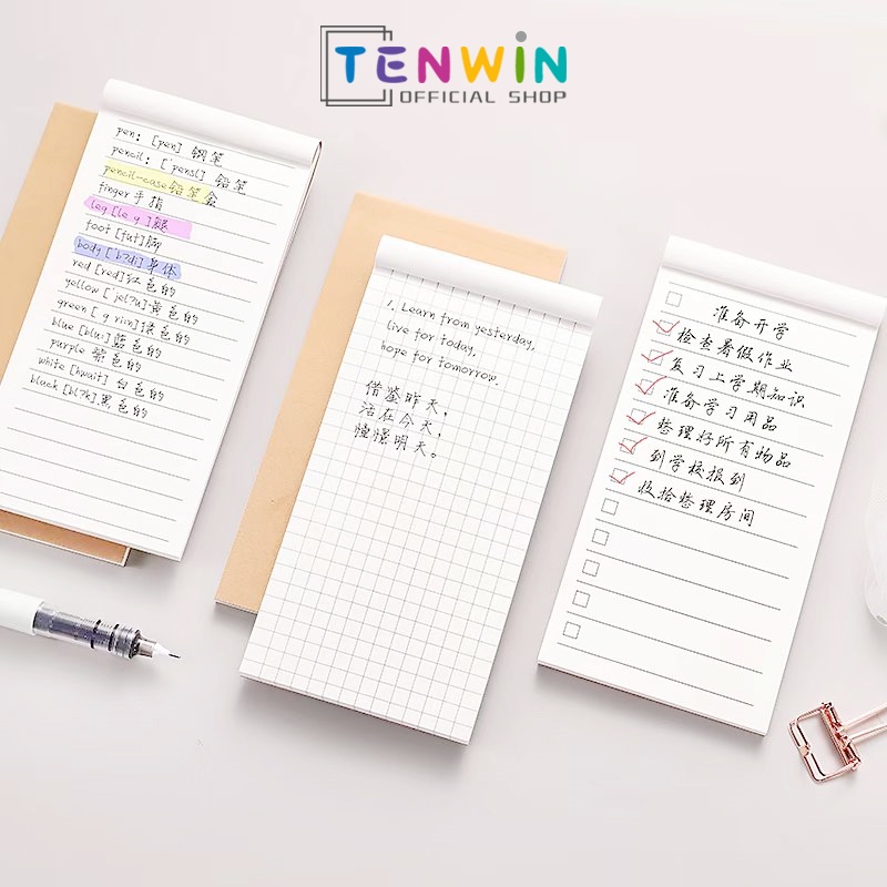 Jual Buku MIni notebook mini sticky note mini memo notepadsTenwin ...