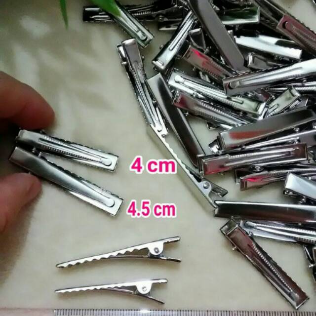 Jual Jepit Rambut Buaya 4.5 cm | Jepit Aligator | Jepit Rambut Polos ...