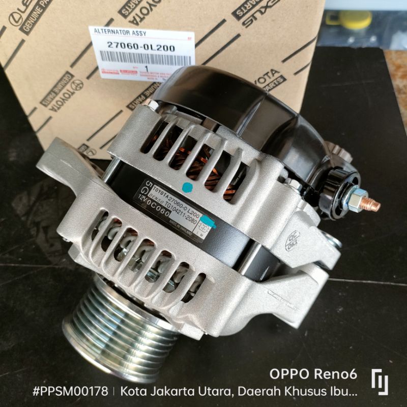 Jual Alternator Dinamo Amper 27060-0L200 Toyota Hilux Revo Pin 2 Asli ...
