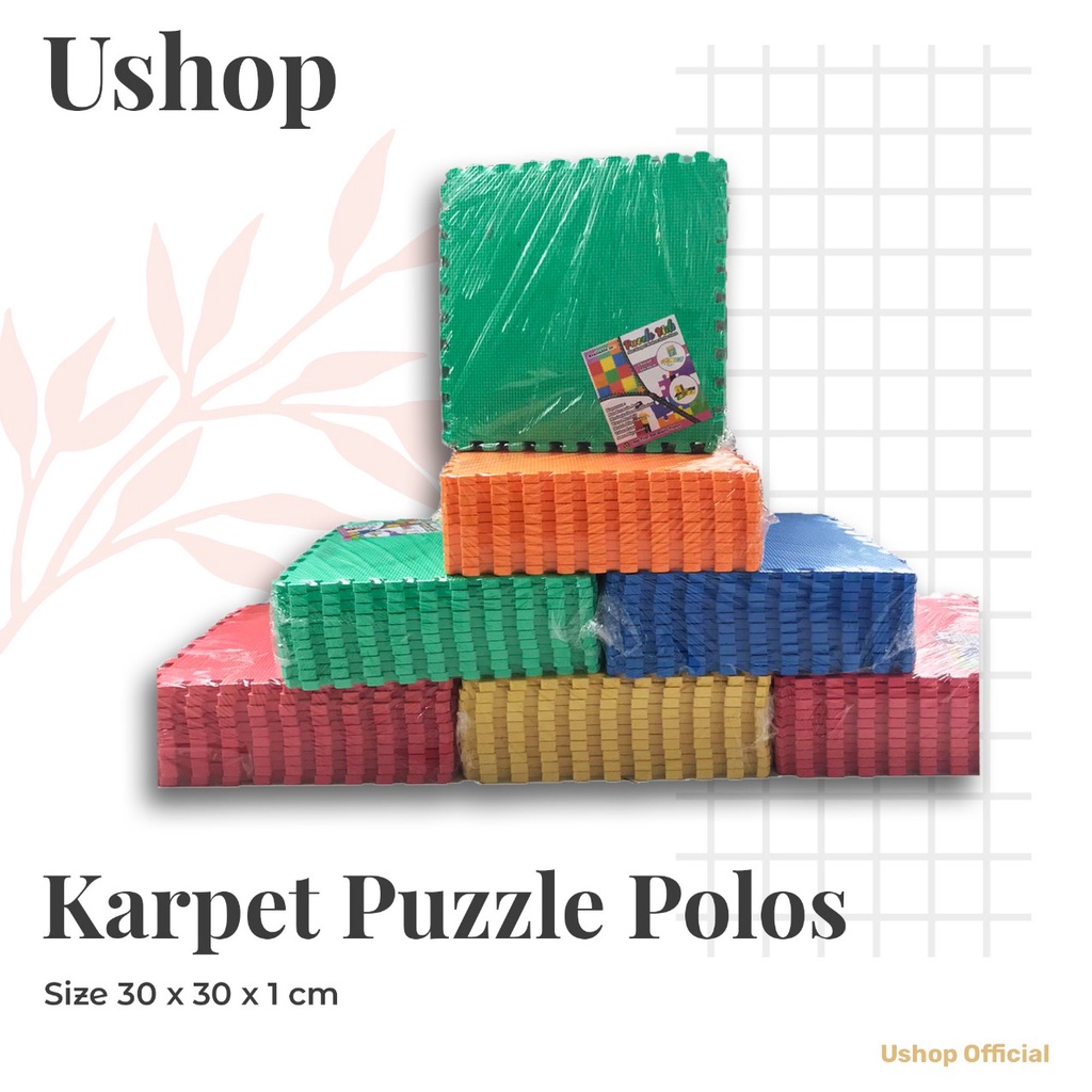 Jual Karpet Puzzle Kids Evafoam 30x30 cm Tebal 1 cm Alas Lantai Playmat ...