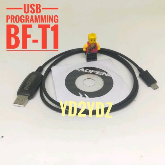 Jual usb programming cable kabel program baofeng mini bf-t1 bft1 data ...