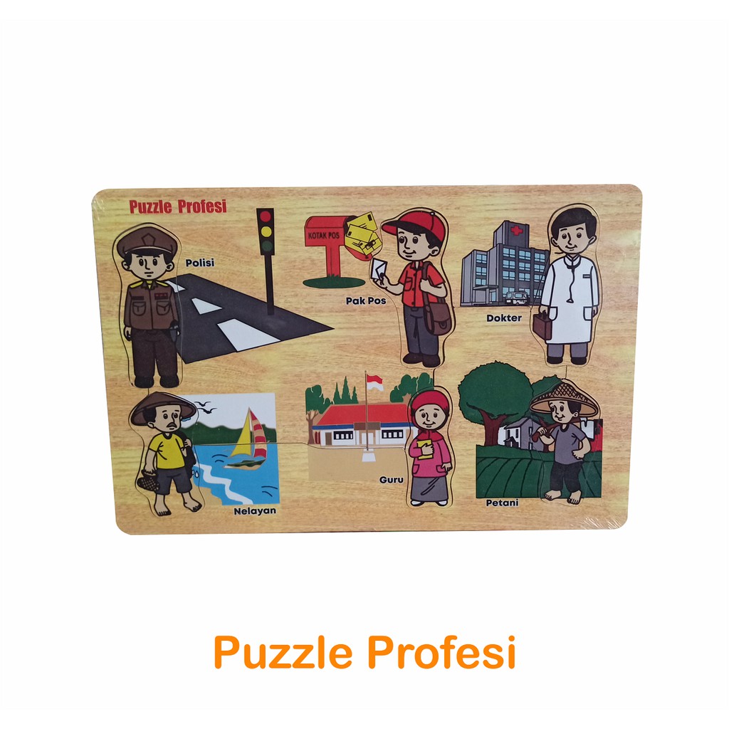 Jual Puzzle Stiker Profesi | Shopee Indonesia