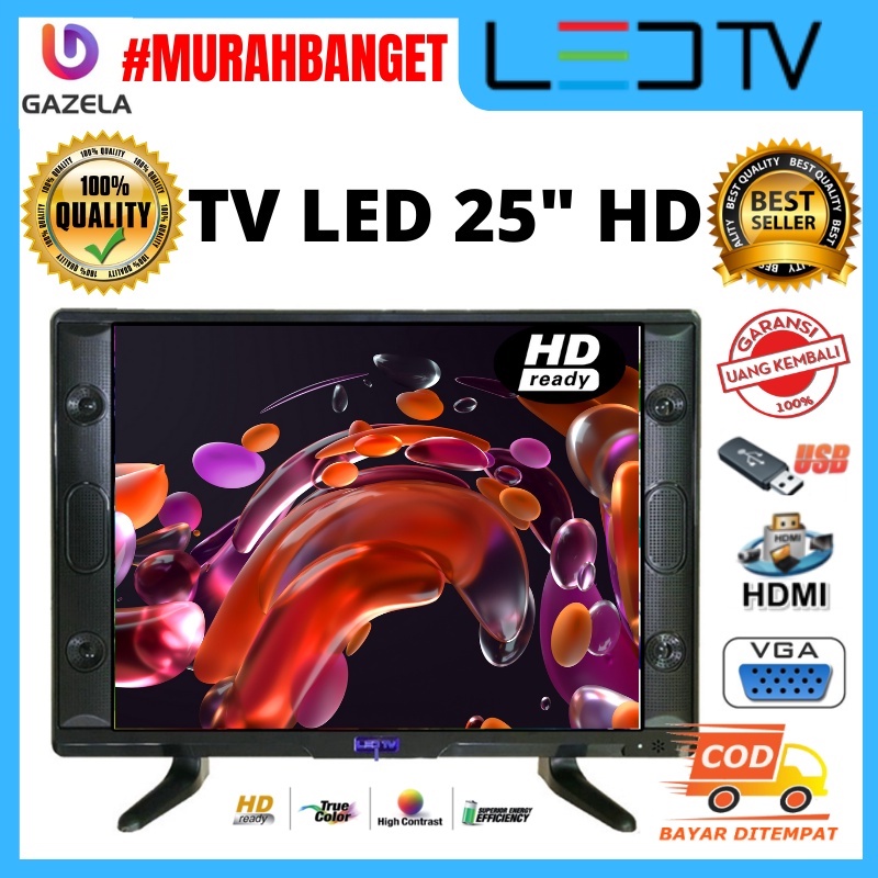 Jual TV Televisi murah 25 inch HD Gazela (GZ25D) | Shopee Indonesia