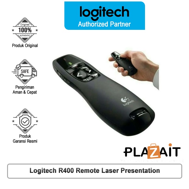 Jual Logitech R400 Remote Laser Presentation | Shopee Indonesia