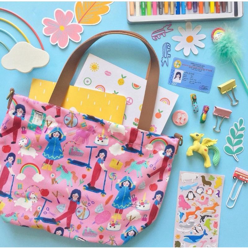 Jual Ideku Handmade Mini tote bag Pubi (BARU) Harga Nett | Shopee Indonesia