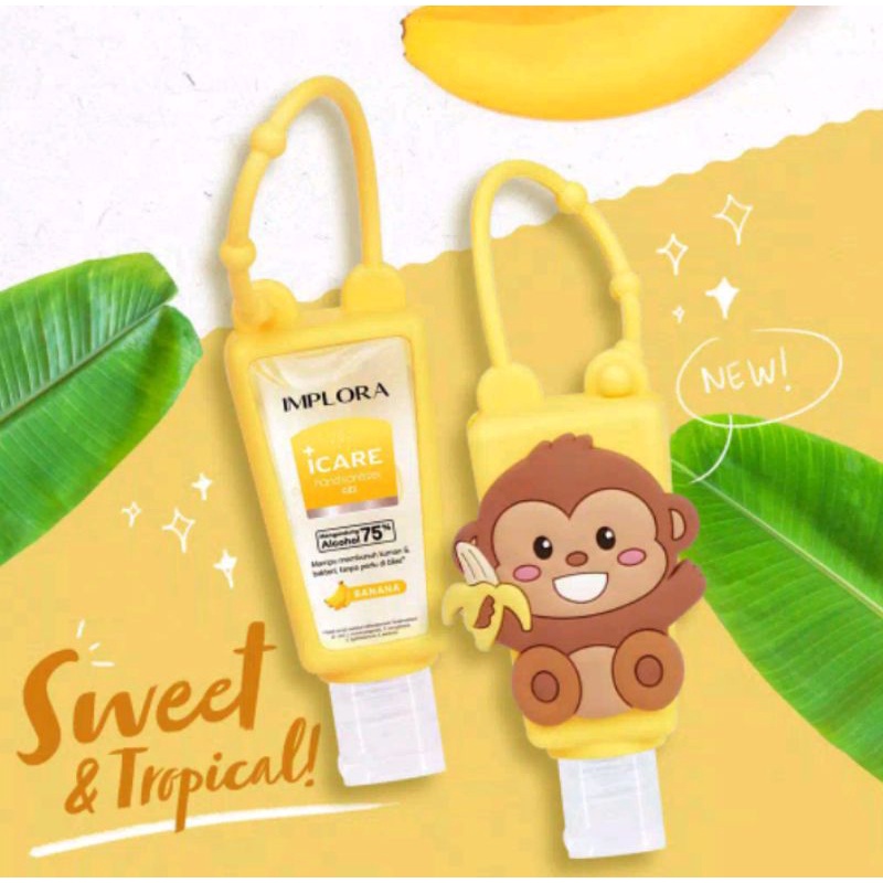 Jual IMPLORA ICARE HANDS SANITIZER GEL 30ml | Shopee Indonesia