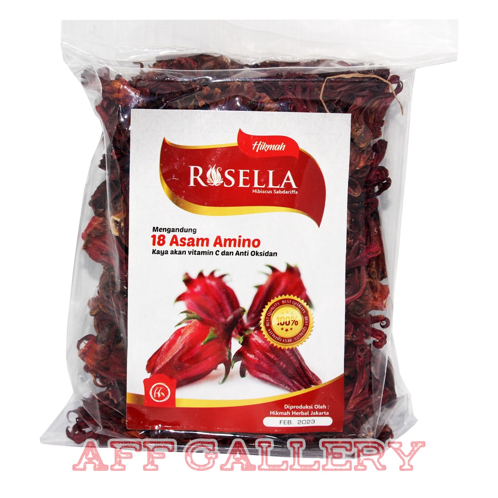 Jual Teh Rosella Merah Best Quality | Teh Bunga Rosela Hikmah Sehat 100 ...