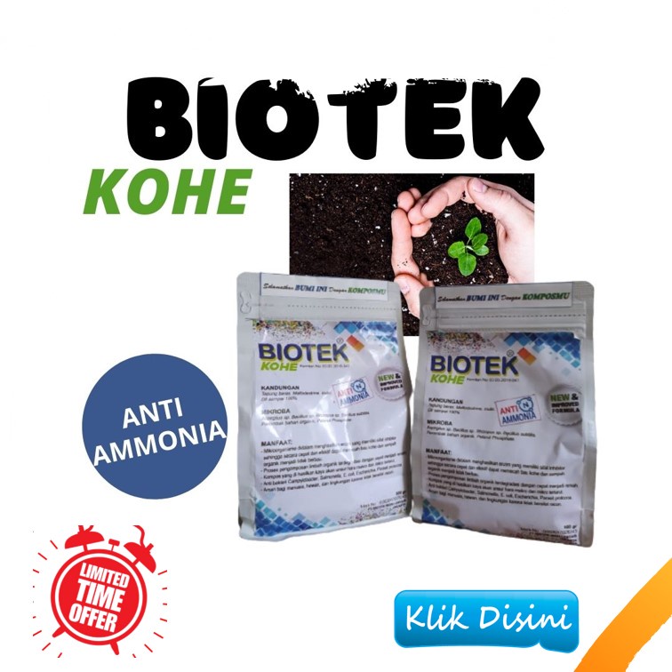 Jual Pupuk Pengurai Tanah Organik Biotek Pupuk Tanah Terbaik | Shopee ...