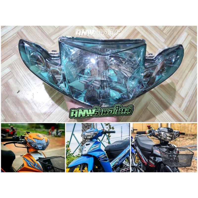 Jual Reflektor yamaha vega r new warna smoke hitam biru kebiruan spark ...