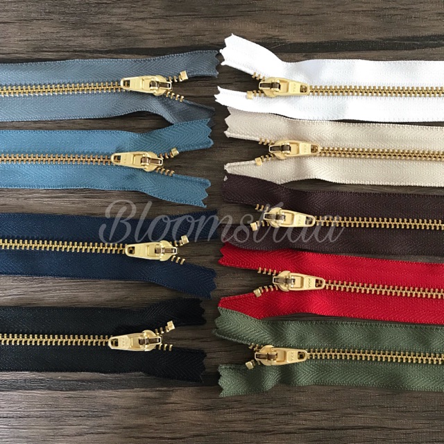 Jual Resleting jeans ykk 6” 15cm metal zipper jeans resleting besi MGC49 YKK seleting gigi besi ...