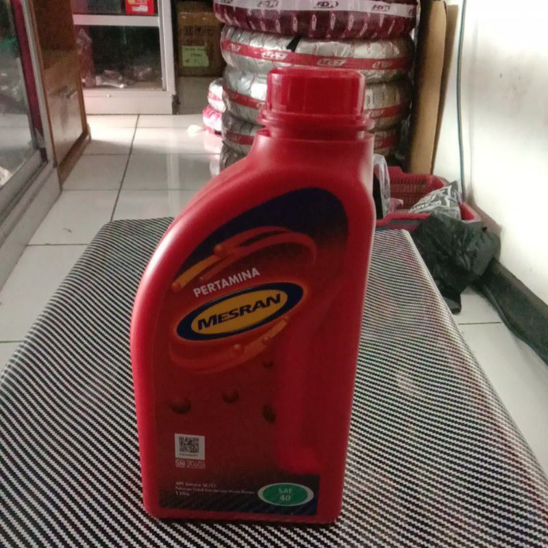 Jual Oli Mesran SAE 40 1L Oil Mesin Motor Pertamina 1 Liter Original ...