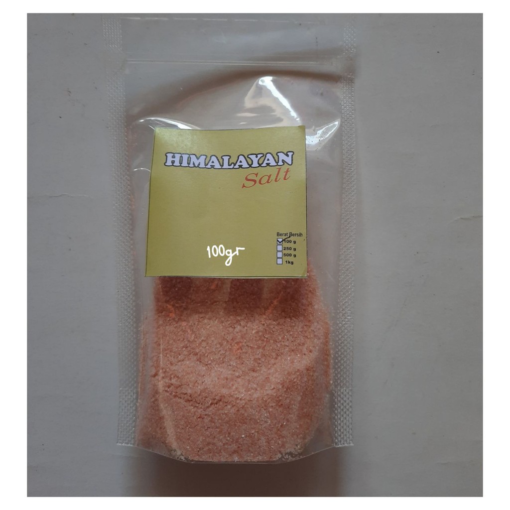 Jual Garam Himalaya / Himalayan Salt 100gram (repack) | Shopee Indonesia
