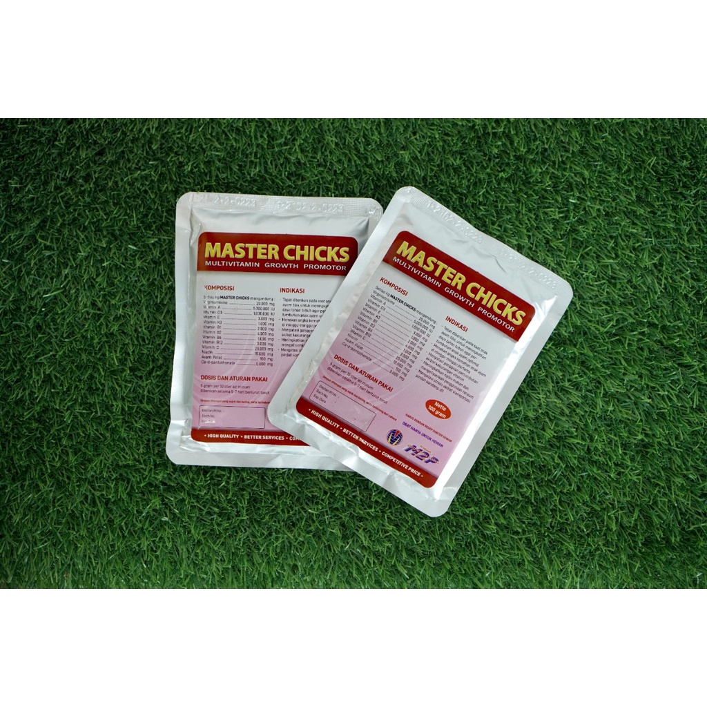 Jual MASTER CHICK 100 gr | MULTIVITAMIN DOC | Shopee Indonesia