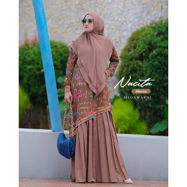 Jual 10 set gamis megawarni (reseller) | Shopee Indonesia