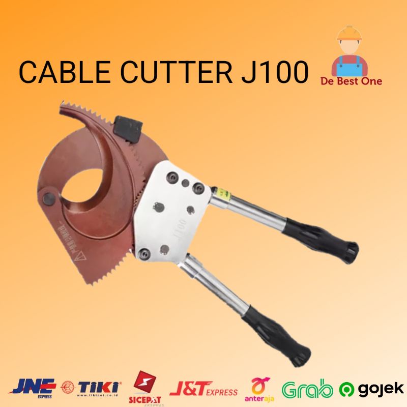 Jual Alat Potong Kabel Besar Ratchet J100 100mm / Cable Cutter Ratchet ...