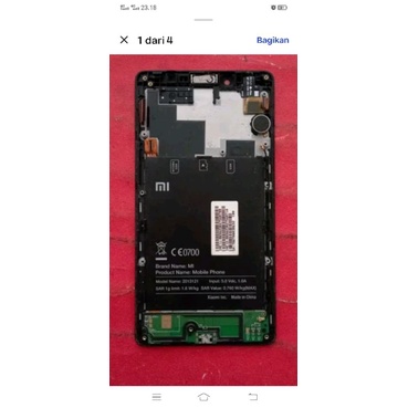 Jual lcd touchscreen Xiaomi redmi note 1 2013121 original tested ...