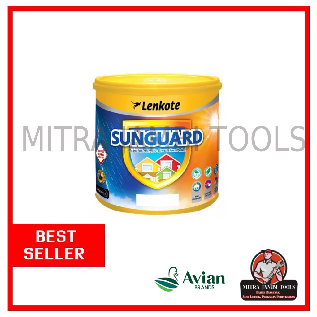 Jual CAT LENKOTE SUNGUARD 2.5 LITER | Shopee Indonesia