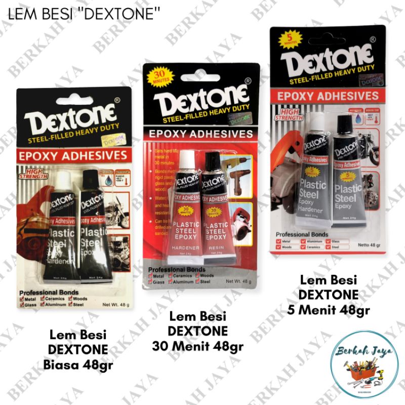 Jual Lem DEXTONE 5 menit, 30 menit & biasa | Lem Besi / Baja | Lem ...