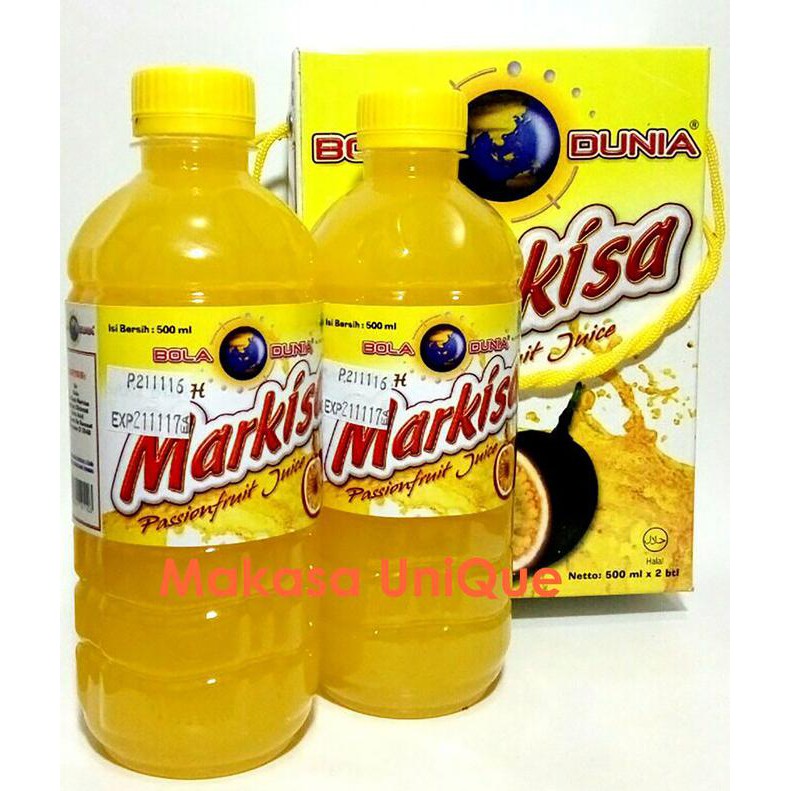 Jual Produk Unggulan] Syrup Markisa Bola Dunia Asli Khas Makassar ...