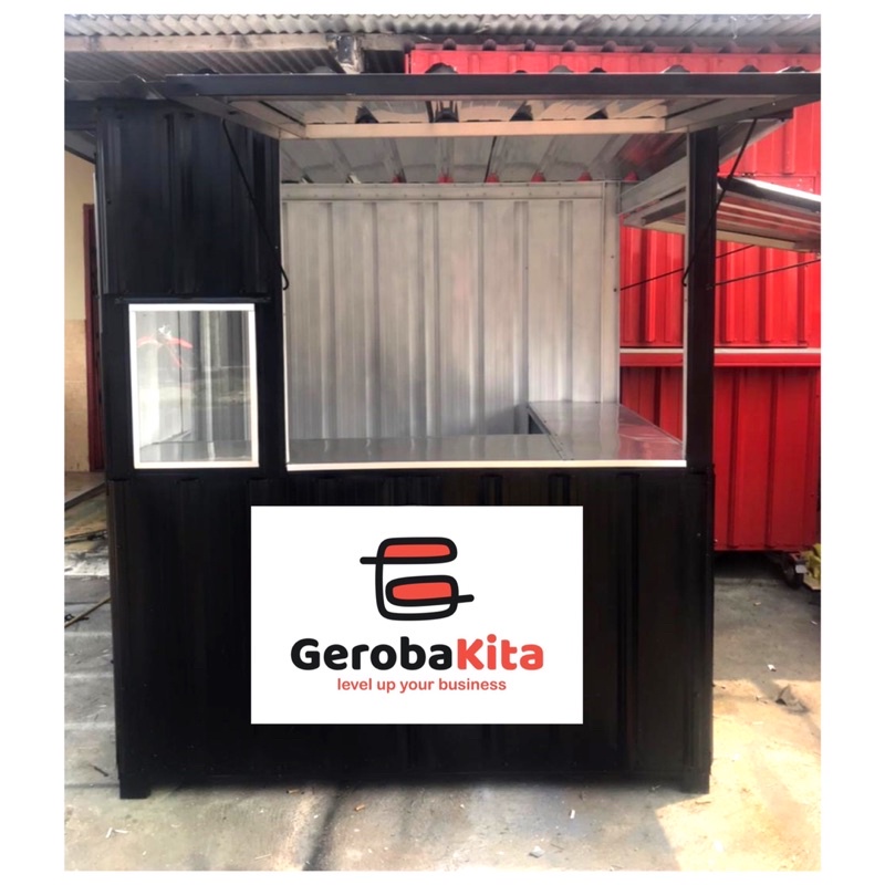 Jual booth container custom 170x130x200 | Shopee Indonesia
