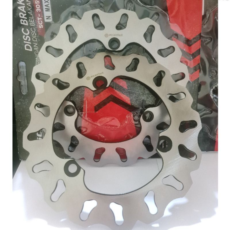 Jual Piringan Cakram Disc Brake Variasi Depan & Belakang Model Scarlet Matic Yamaha Nmax Old ...