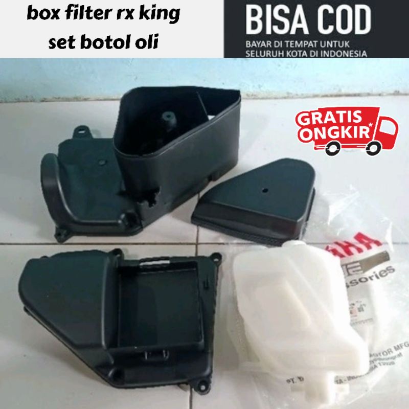 Jual Box Filter Rx king set Botol Oli samping RXKING | Shopee Indonesia