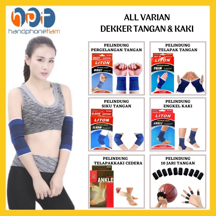 Jual Deker Support Pelindung Pergelangan Tangan Kaki Sabuk Anti Cidera ...