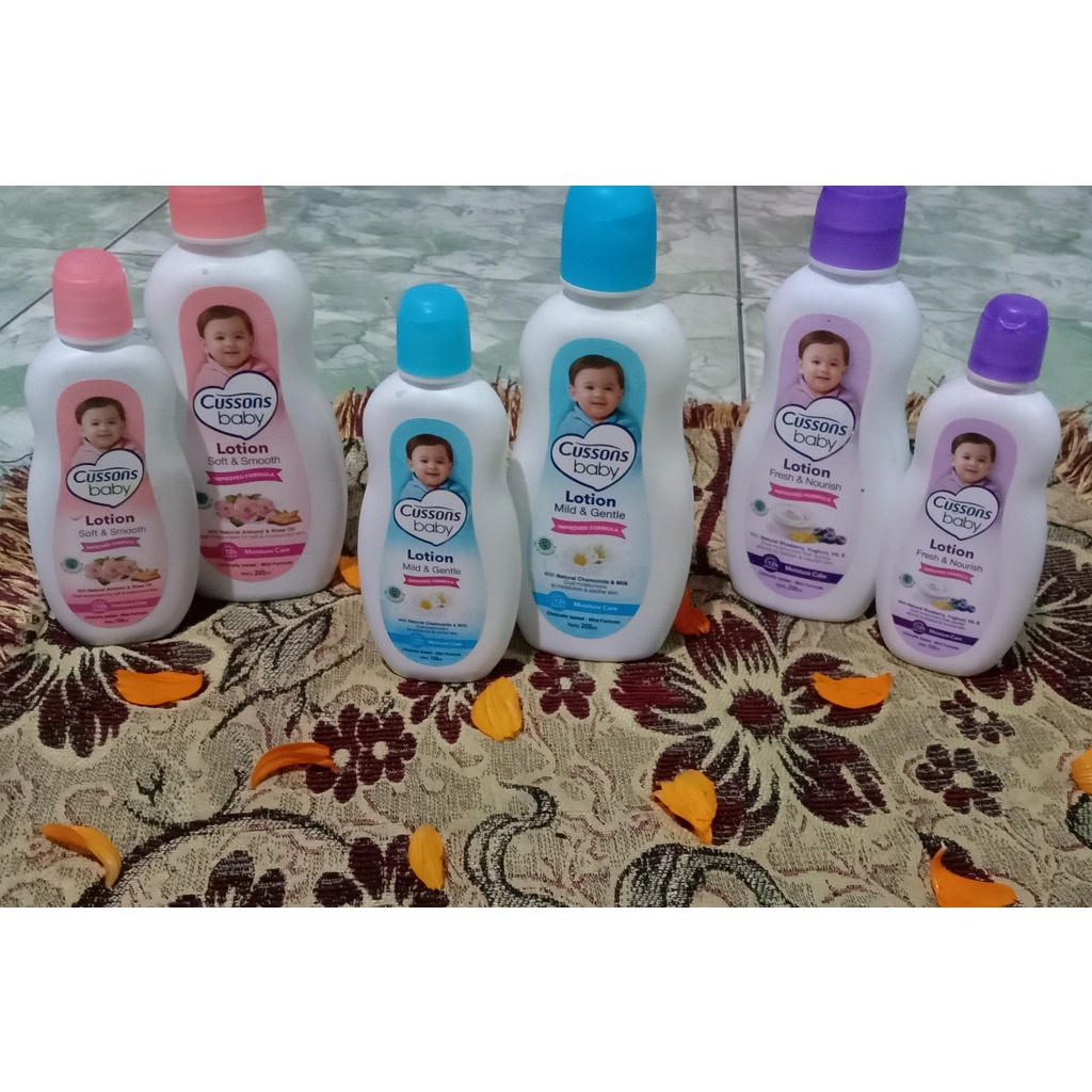 Jual Cussons baby lotion 100&200ml (hanbody anak/bayi_lotion anak/bayi ...