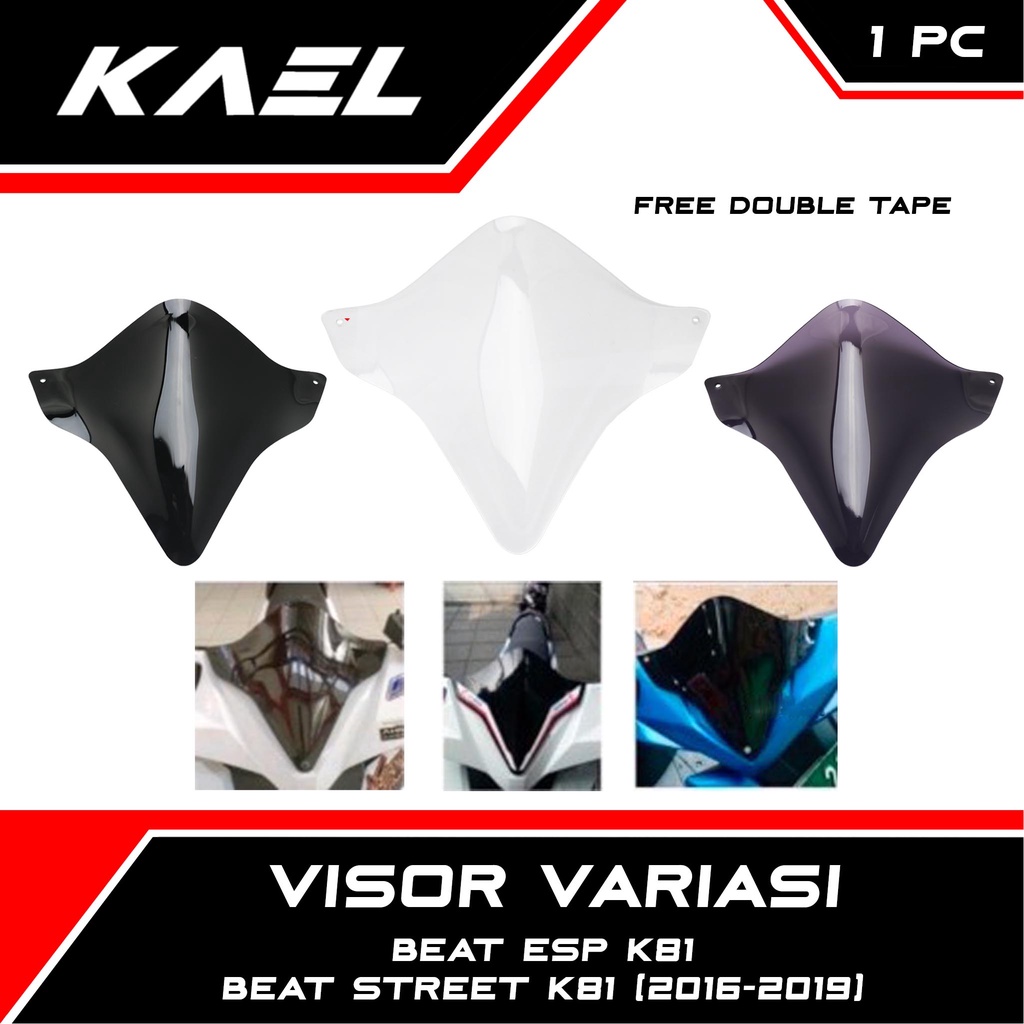 Jual Visor Variasi Honda Beat FI eSP-Street K81 2016-2017-2018-2019 ...