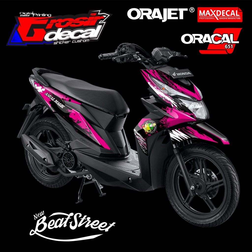 Jual DECAL STICKER BEAT STREET 2016 - 2019 FULL BODY DEKAL STIKER BEAT ...