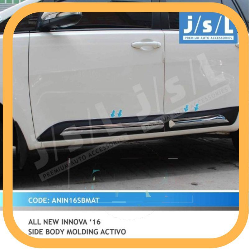 Jual Best! Side Body Molding List Body Samping Innova Reborn Model ...