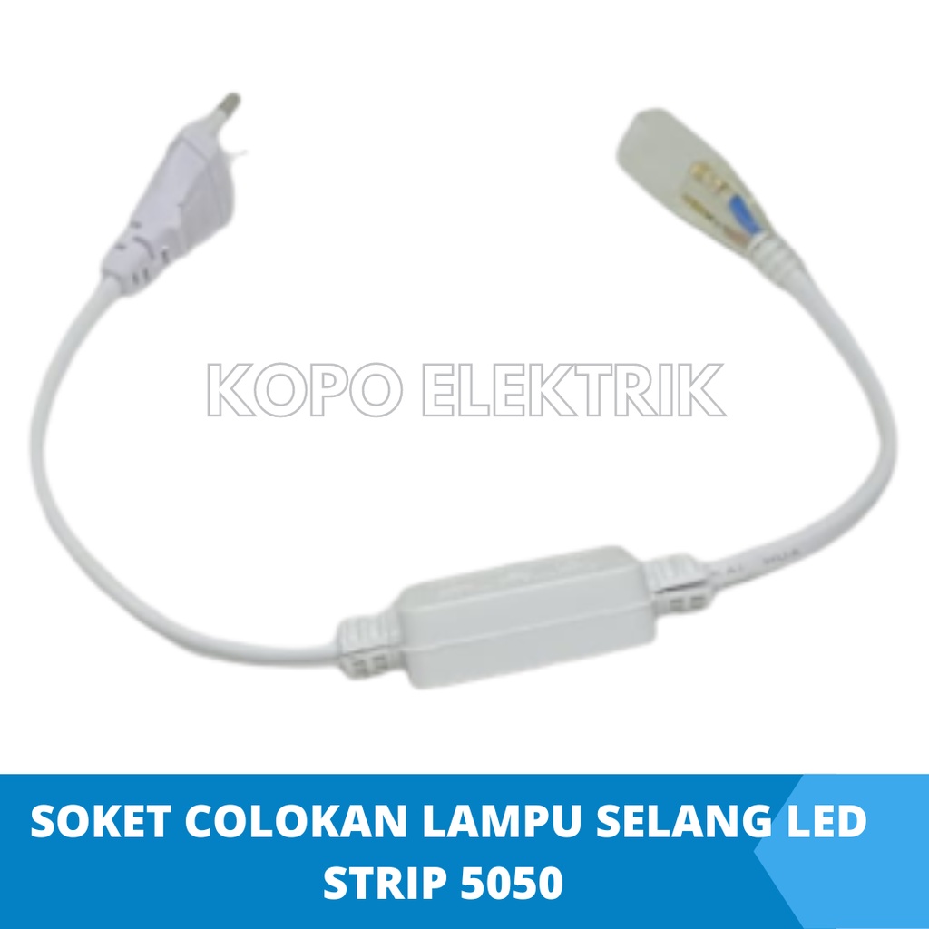 Jual Soket Colokan Lampu Selang socket connector Led Strip | Shopee ...