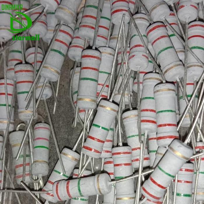 Jual Resistor 2M2 2.2Mohm 2.2 M 2Watt 2 Watt Toleransi 5% Pcmelebik54 ...
