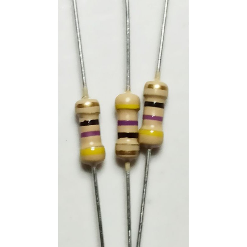 Jual 10 pcs resistor 47 ohm 1/4w | Shopee Indonesia