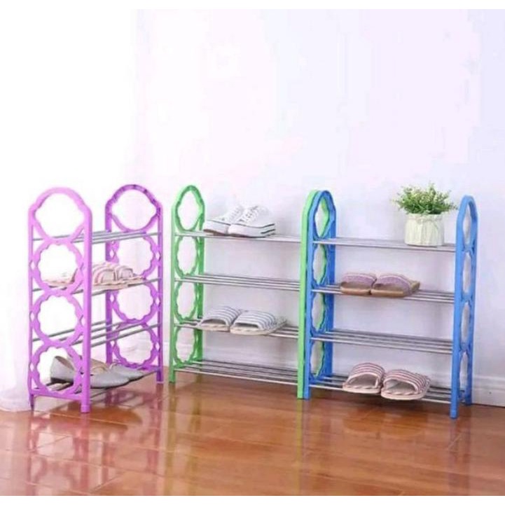 Jual Rak Sepatu Rak Sendal dan Sepatu 4 & 5 Susun Portable Ukuran Besar ...