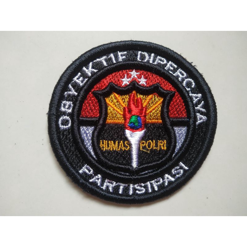 Jual BORDIRDEWE - Bordir Logo Humas Polri lengan (timbul) | Shopee ...