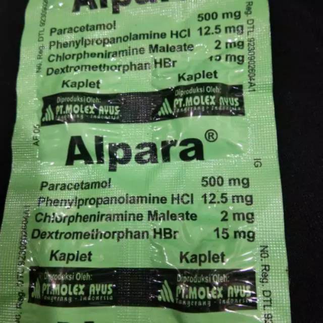 Jual Alpara || per strip isi 10 kap | Shopee Indonesia