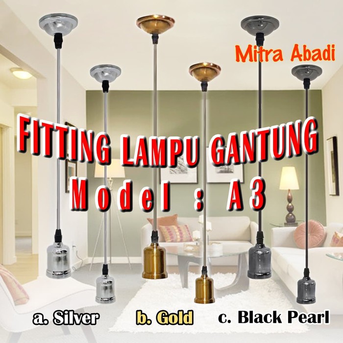 Jual Fitting Lampu Gantung E27 Model A3 | Shopee Indonesia
