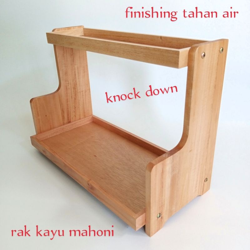 Jual Rak Kayu Solid Wooden Shelves RM2042 | Shopee Indonesia
