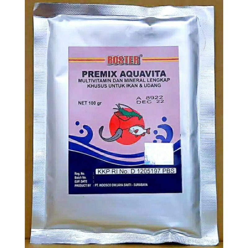 Jual BOOSTER PREMIX AQUAVITA multivitamin ikan dan udang | Shopee Indonesia